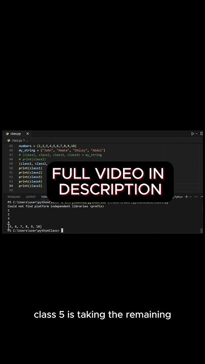 Tuple Unpacking In Python Coding Programmingtutorial Programming Pythontutorial Motivation