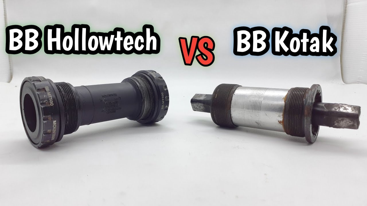 Cara Membedakan BB Hollowtech & BB Kotak Pada Sepeda MTB - YouTube