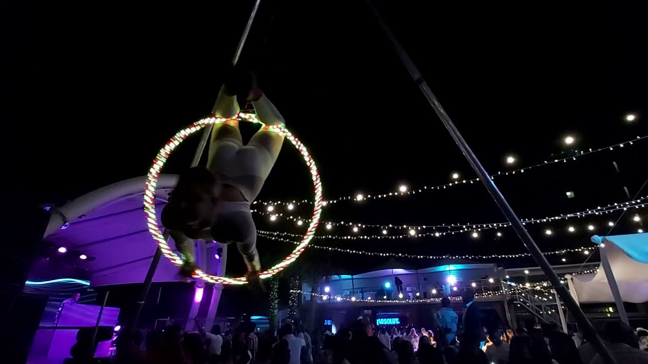 LED AERIAL Hoop - YouTube