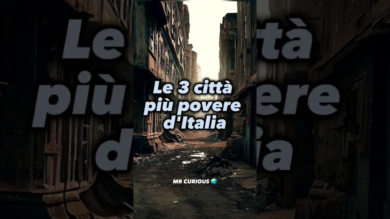 Le 3 città più povere d'Italia #curiosità #tiktokitalia #misteri # ...