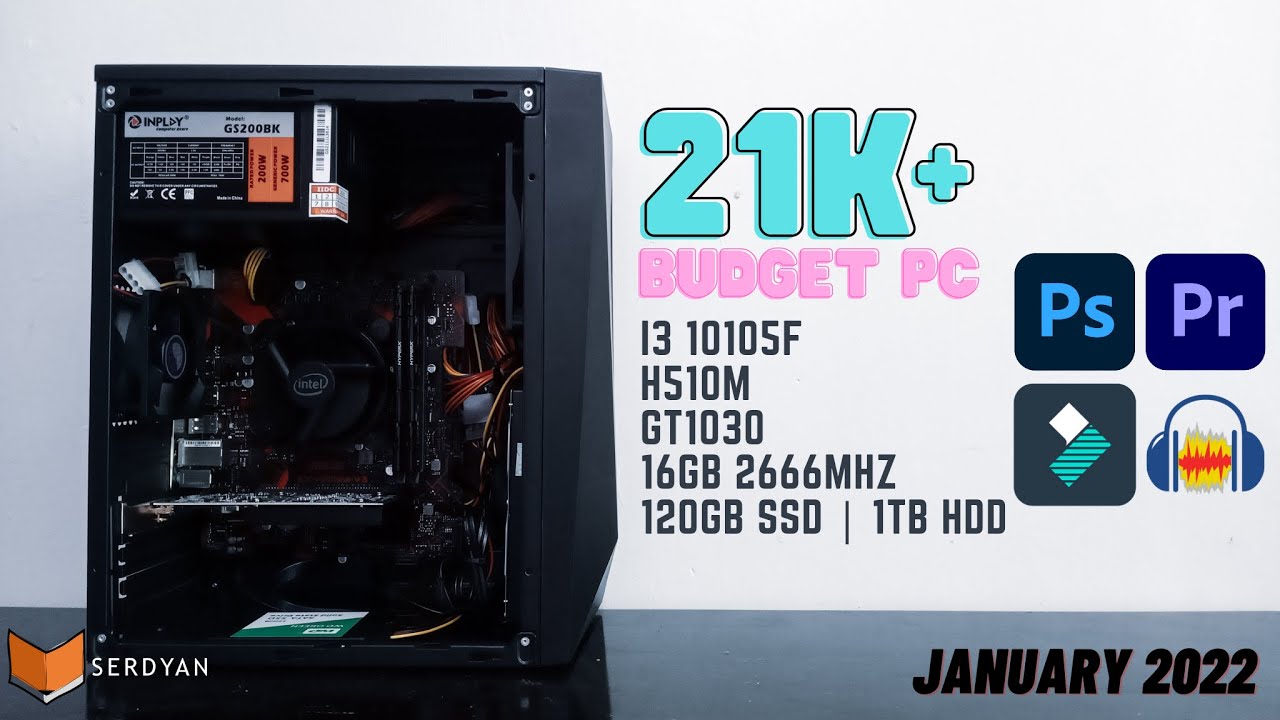 i3 10105F x gt1030 pc build | january 2022 - YouTube