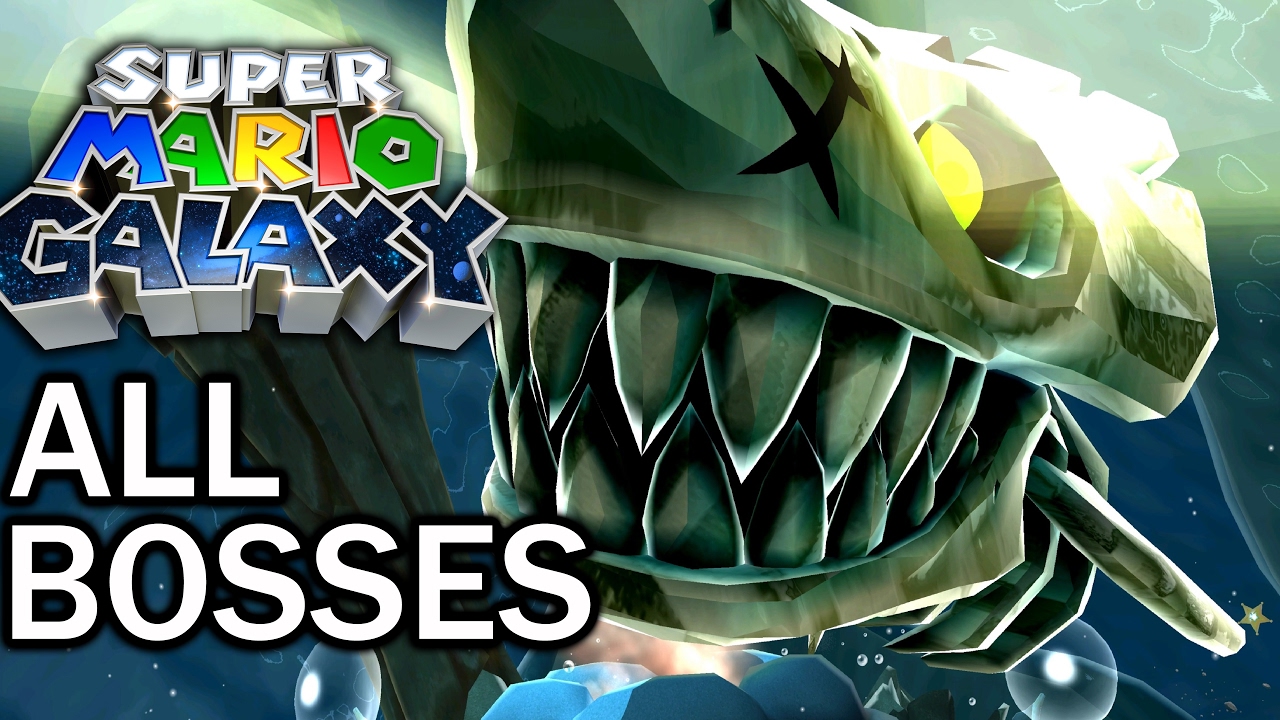 Super Mario Galaxy: All Bosses (No Damage) (4K 60fps) - YouTube