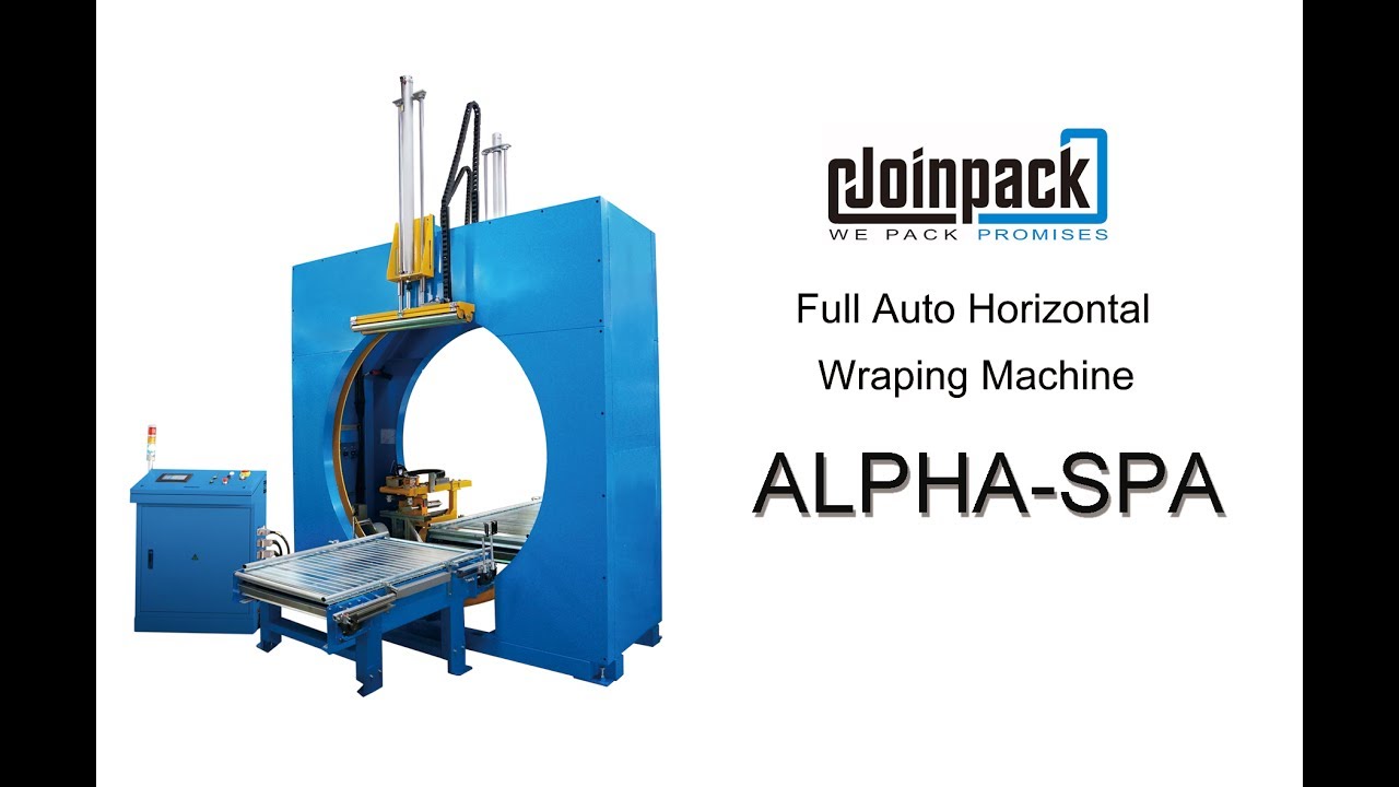 Full Auto Horizontal Wrapping Machine - Alpha-SPA - YouTube