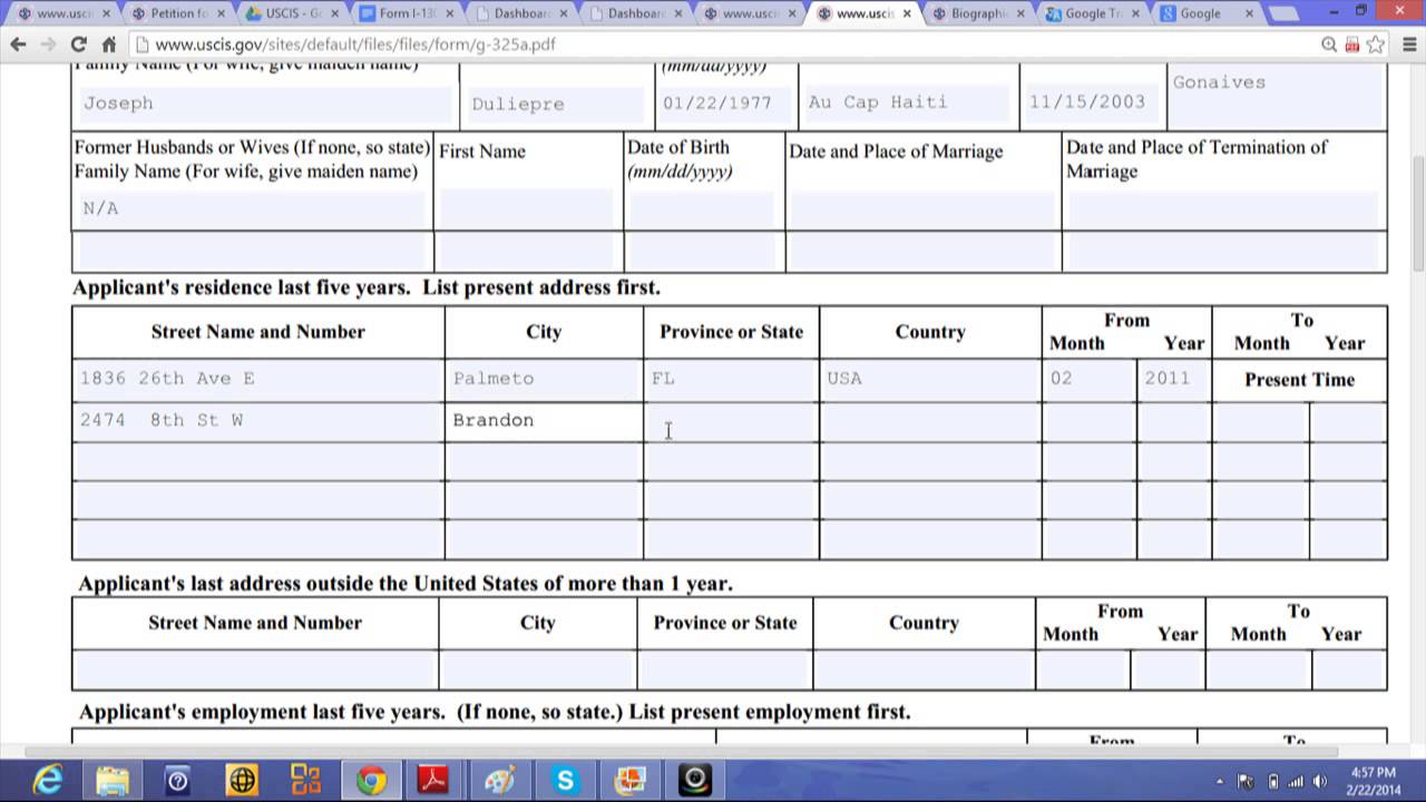 How To Fill Out The Form G 325A YouTube