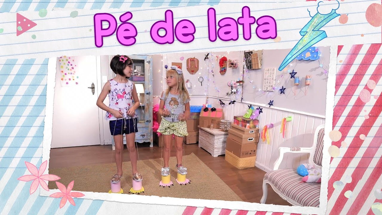COMO FAZER UM PÉ DE LATA? 👣 - YouTube