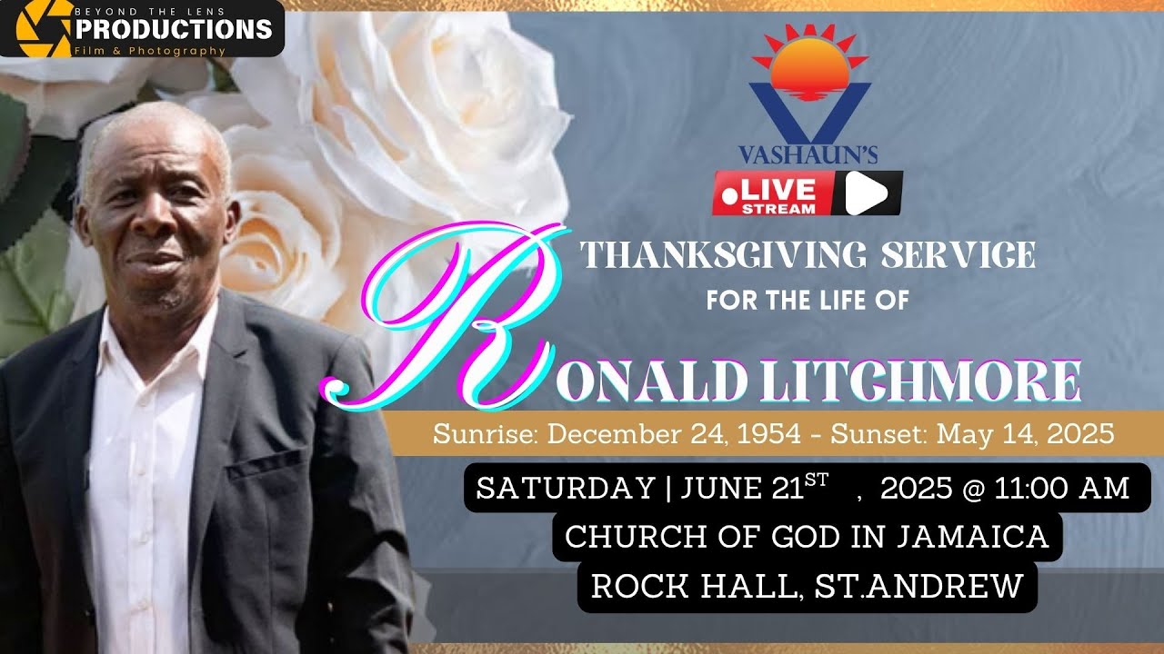 THANKSGIVING SERVICE FOR THE LIFE OF RONALD "CURRY" LITCHMORE - YouTube