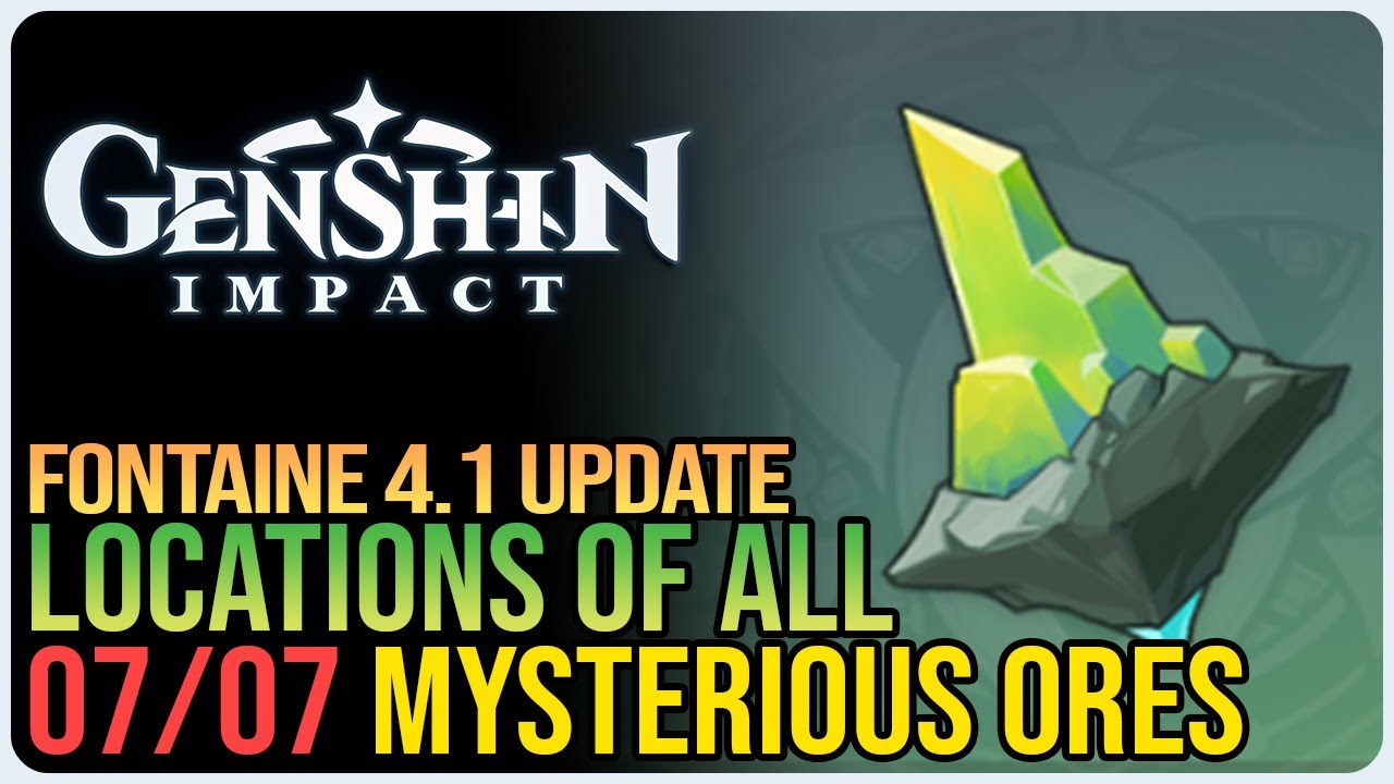 All Mysterious Ore Locations Genshin Impact - YouTube