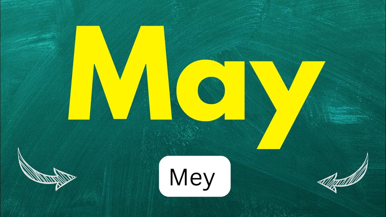 Cómo pronunciar: 'May' 'Mayo' en inglés - YouTube