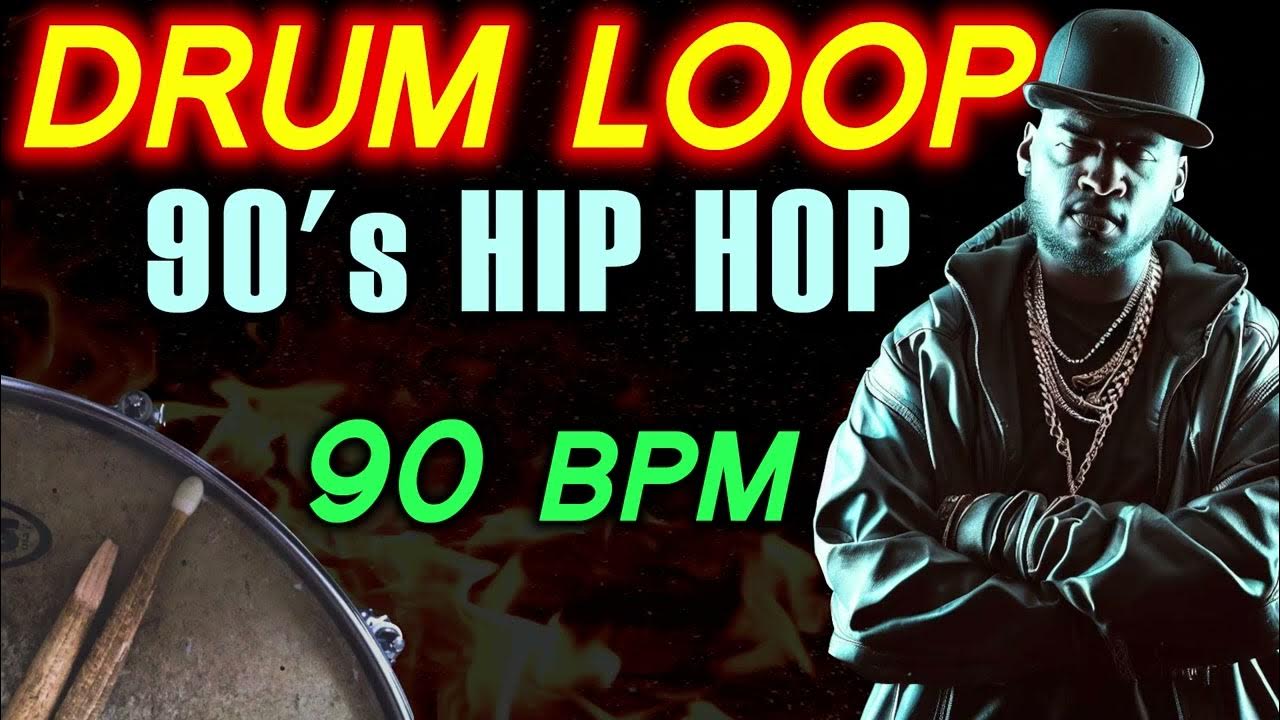 [FREE] Hip Hop Drum Loop (90 bpm) | Classic 90's Type Hip Hop/Boom Bap Drum Loop - YouTube