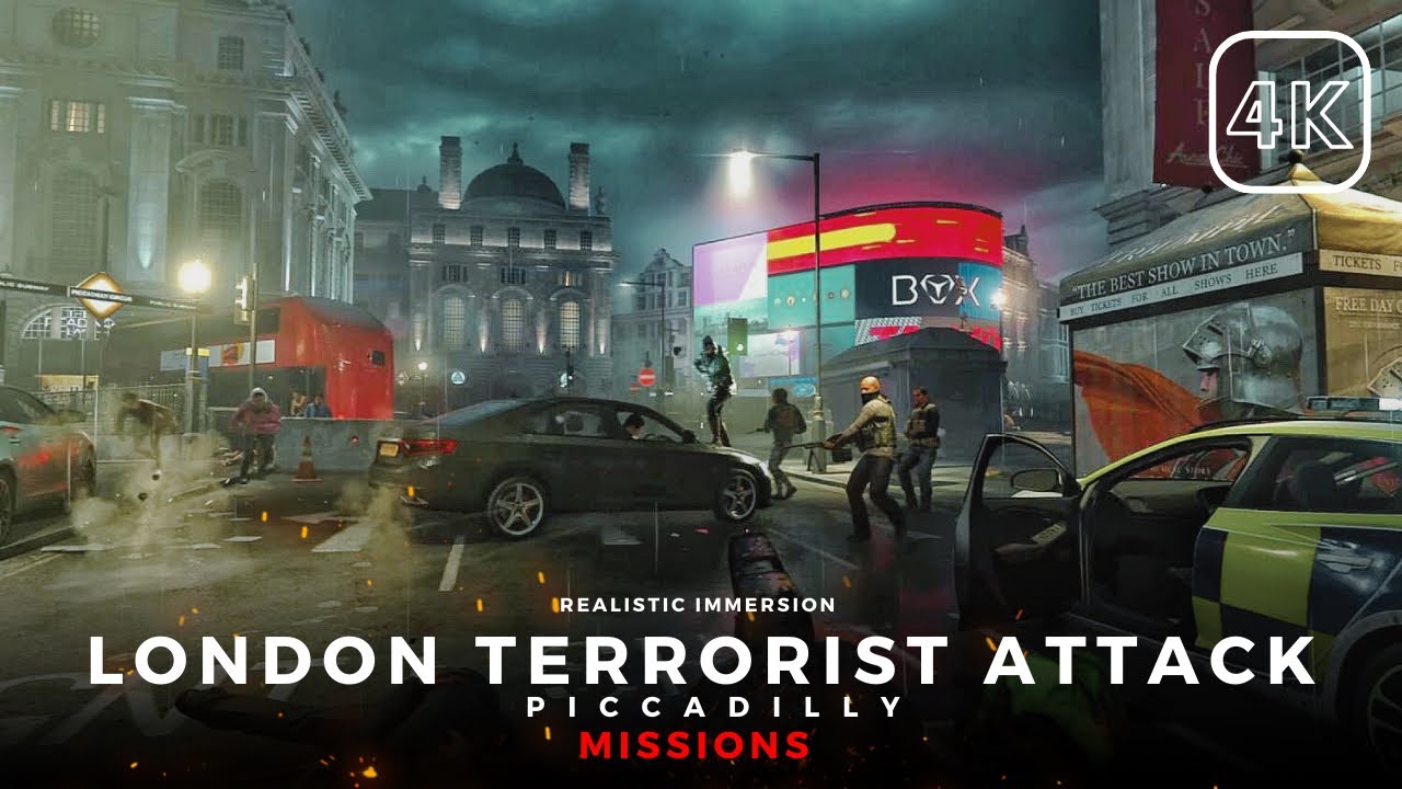 MODERN WARFARE PICCADILLY | REALISTIC Ultra Graphics Gameplay COD ...
