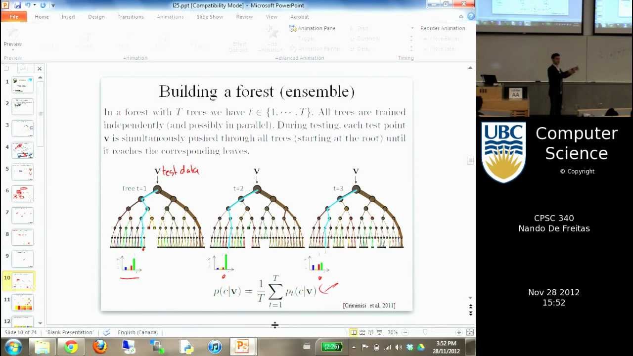 undergraduate machine learning 32: Random forests - YouTube