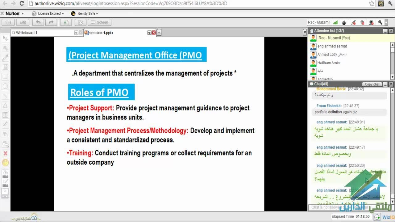 PMP Preperation Course |Aldarayn Academy| lecture 1 - YouTube