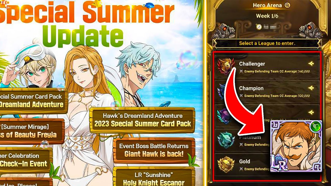 BIG SOMMER UPDATE! NEW SUMMER FREYJA & HR-ARENA SEASON 2!! *Patch Notes ...