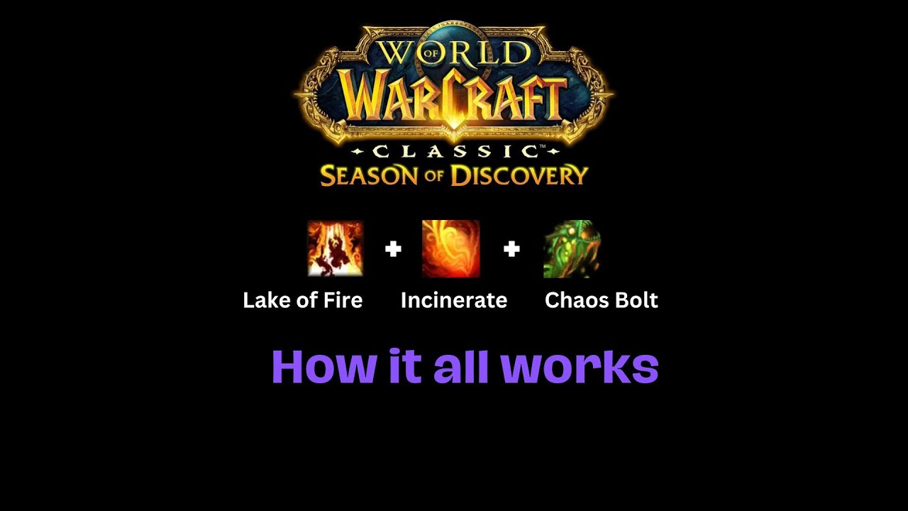 WOW Classic | Season of Discovery | Fire Warlock rotation - YouTube