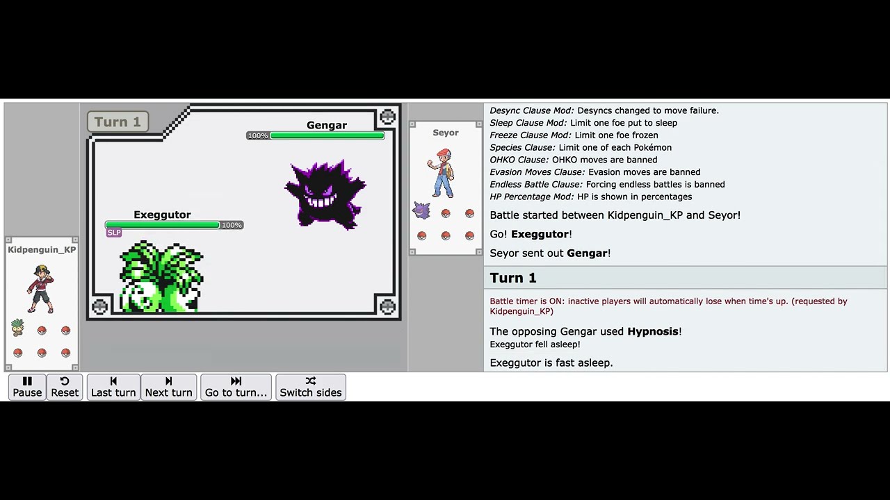 Gen 1 OU Pokemon Battle - I Was Out Played - YouTube