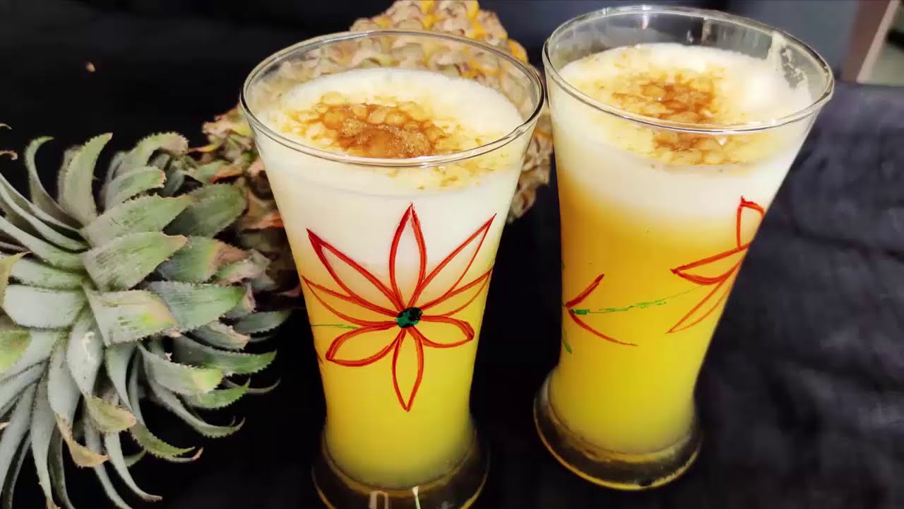 Pineapple Juice/పైనాపిల్ జ్యూస్ /easy&tasty tube - YouTube