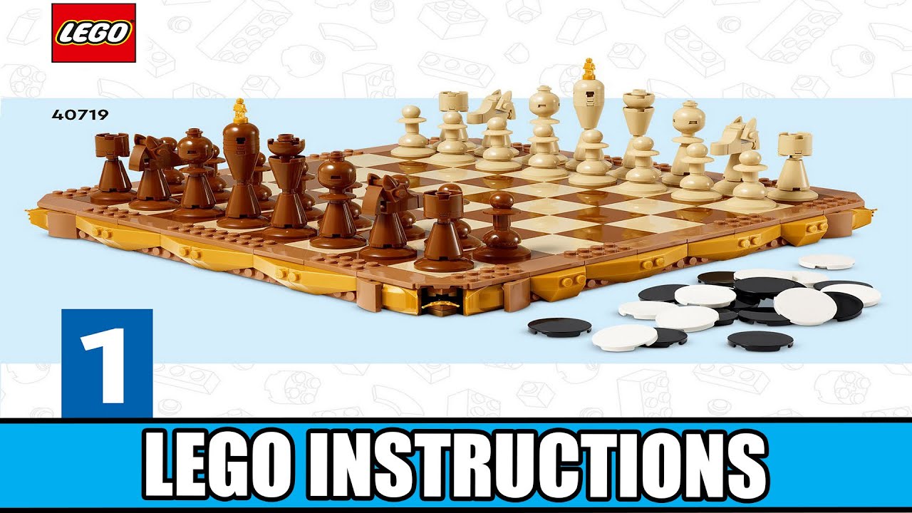 LEGO Instructions - Miscellaneous - 40719 - Traditional Chess Set ...