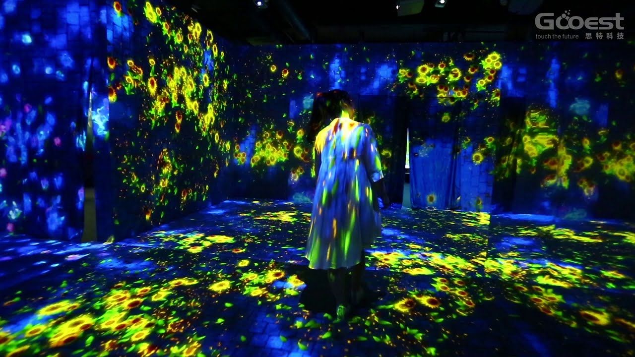 Immersive Experience Digital Art Works by Gooest Tech -- Flower Sea By ...