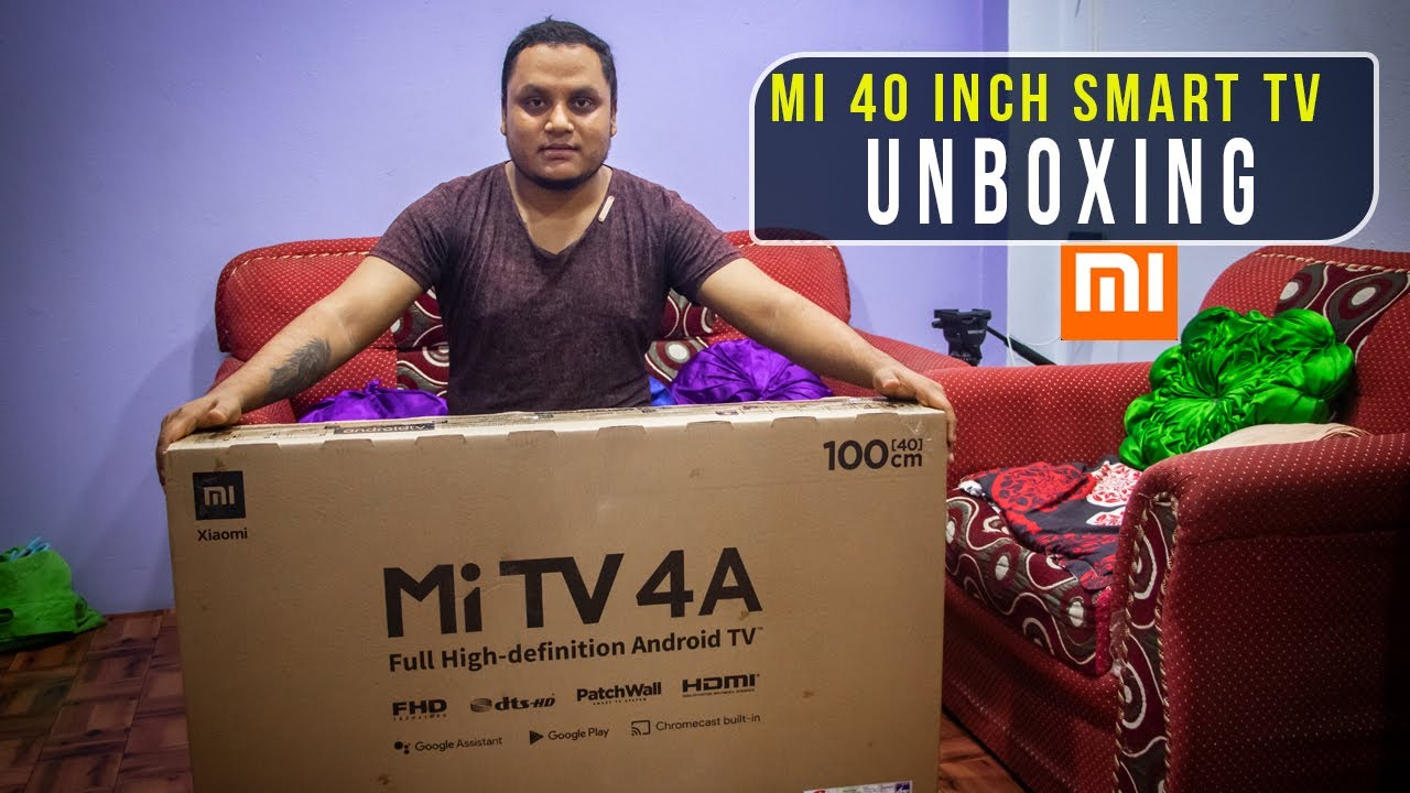 Mi 40 Inch Smart Tv Unboxing | Mi Smart Tv Review | Smart Tv Nepal ...