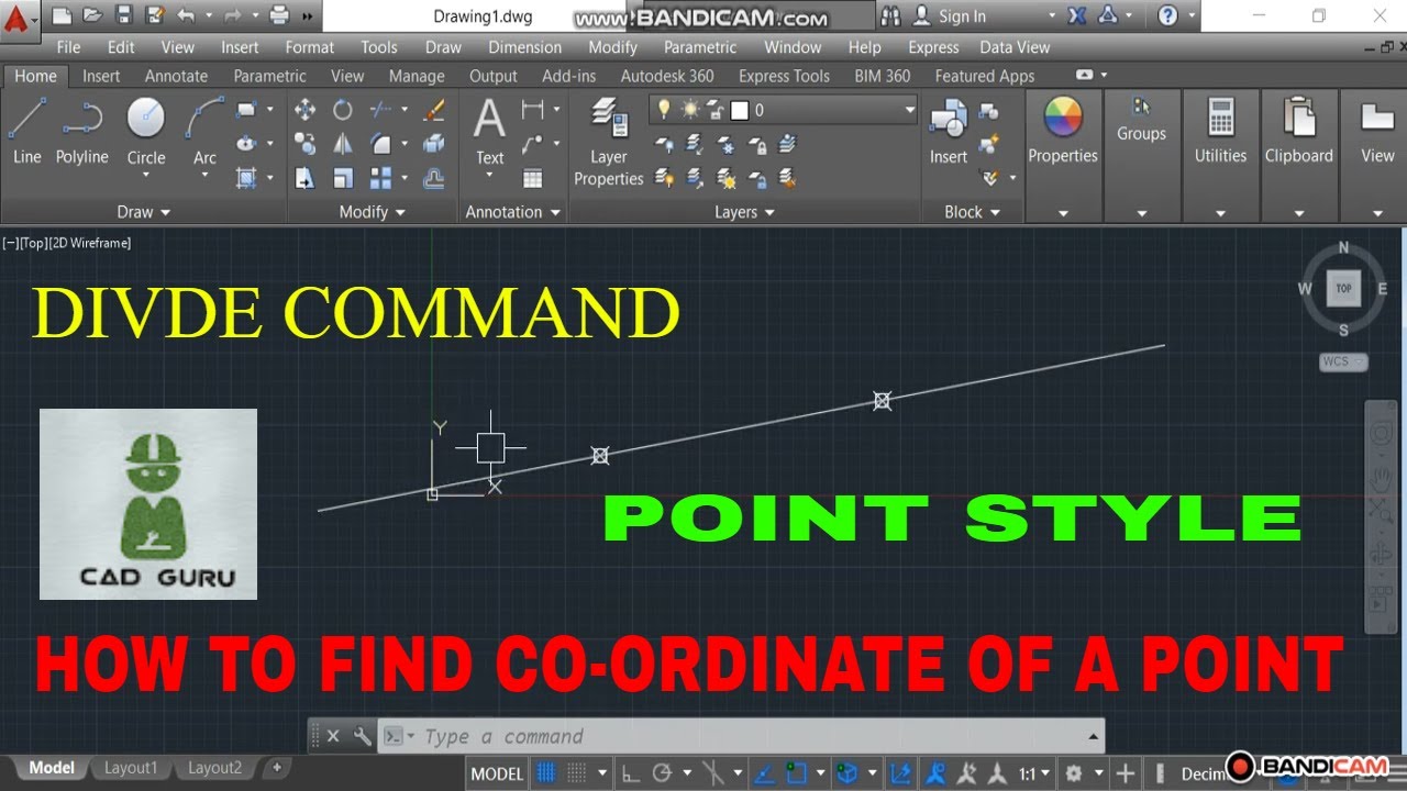 AUTOCAD Divide Line Into Equal Segments YouTube autocad-divide-line-into-equal-segments-youtube
