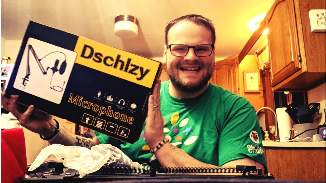 Unboxing Dschlzy USB 192KHZ/24 Bit Condenser Microphone - YouTube