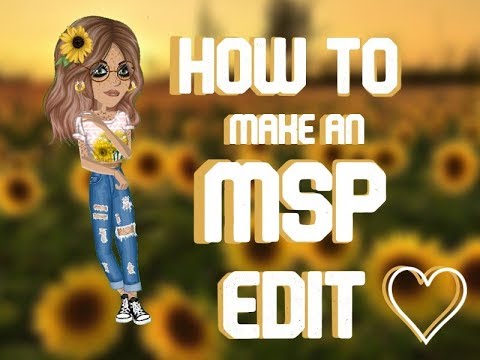 How to make an msp edit ♡~ FREE - YouTube