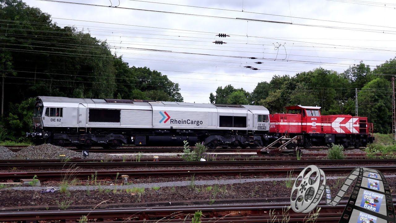 Trainspotting #510 - 4k60 - Erst BR185 136-9 und dann RheinCargo BR266 ...