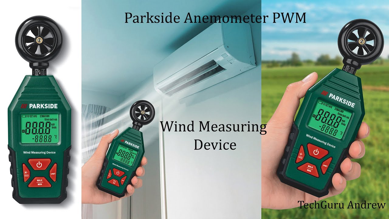 Parkside Anemometer PWM A1 TESTING - YouTube