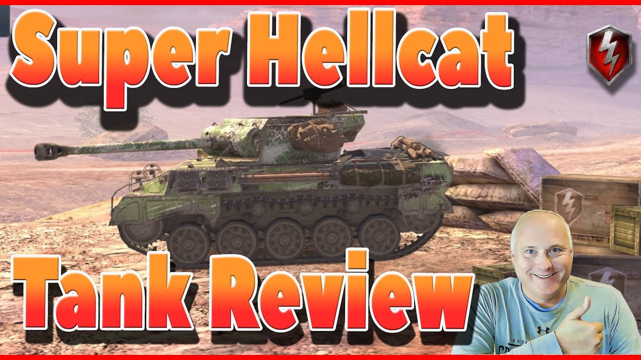 Super Hellcat Full Tank Review Tier 7 Amercian TD WOT Blitz ...