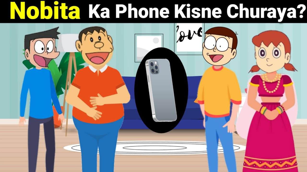Nobita Ka Phone Kisen Churaya? / Nobita aur Doreamon Cartoon / Nobita Riddles / Cartoon - YouTube