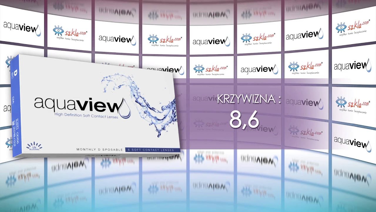 Soczewki AquaView Monthly by Szkla.com - YouTube