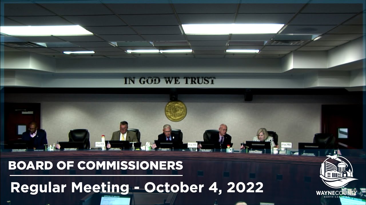 Board of Commissioners Regular Meeting- 10/4/22 - YouTube