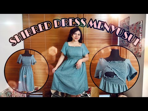 How To Make Shirred Dress for breastfeeding