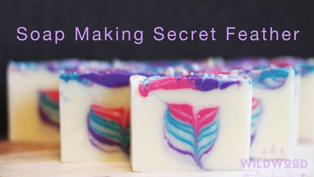 Cold Process Soap Making-Secret Feather Swirl (Second Attempt) for ...