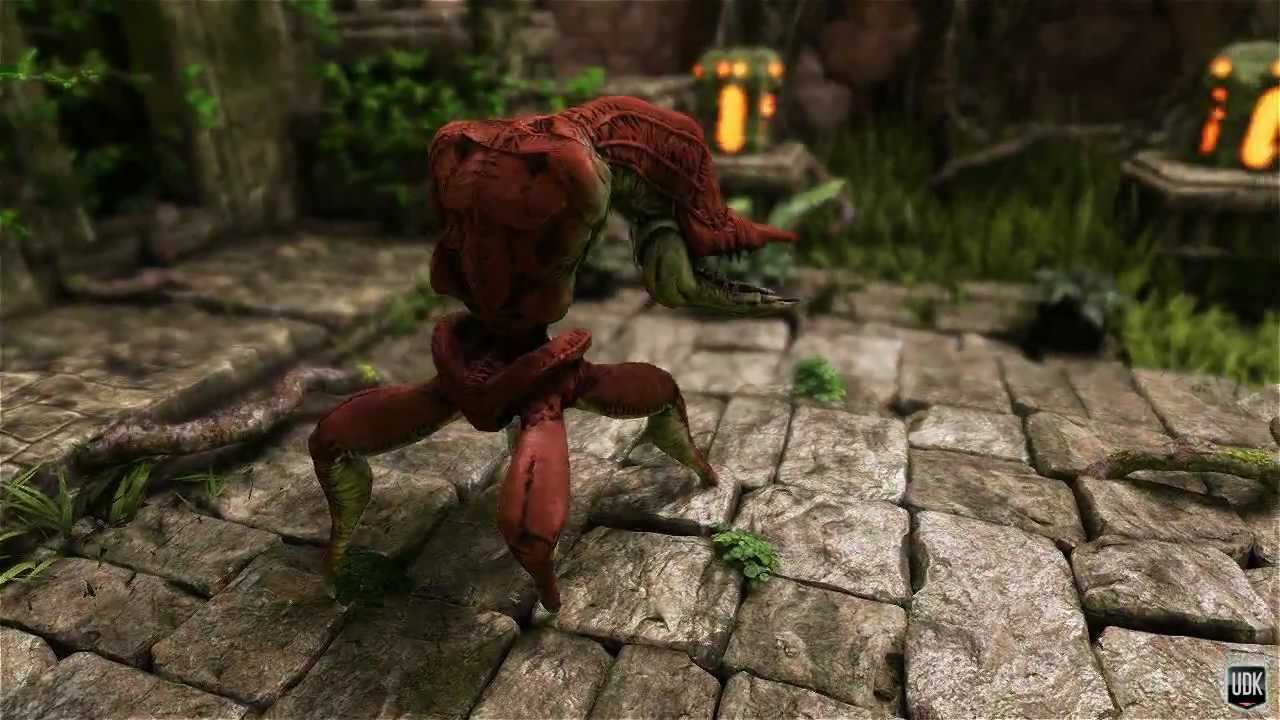 UDK - Oddworld's 'Scrab' real time demo - YouTube