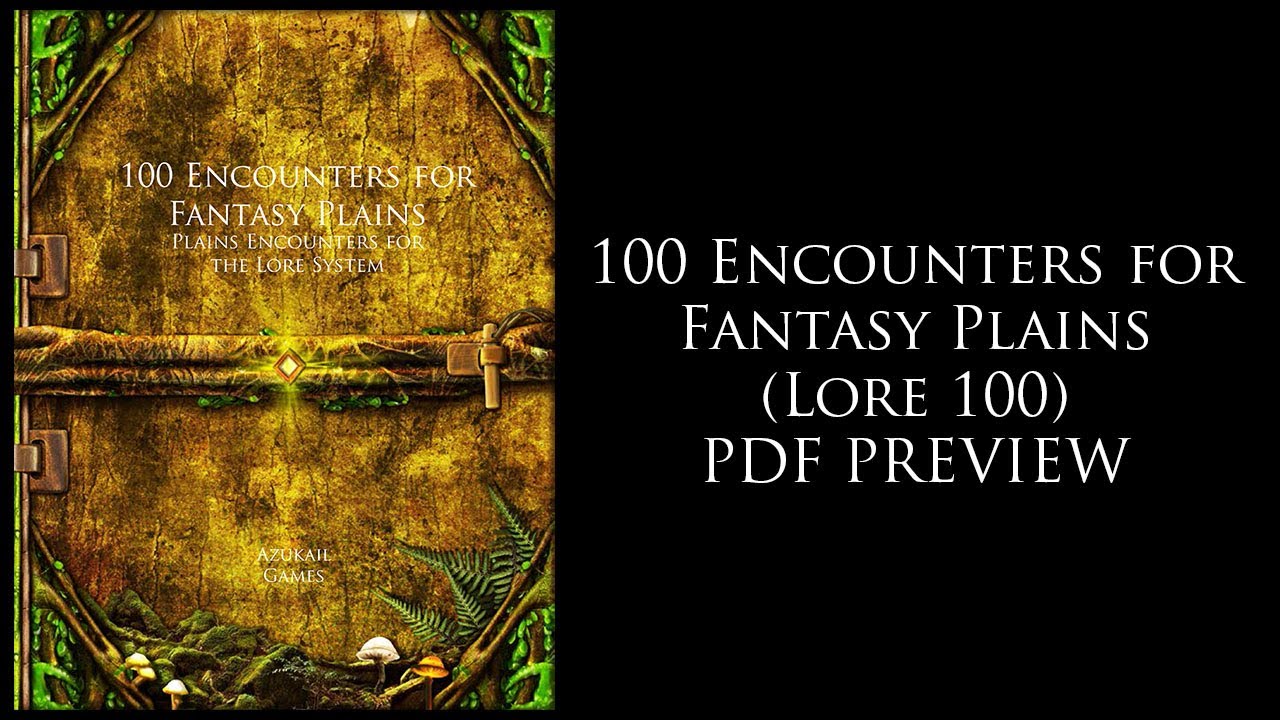 Preview of 100 Encounters for Fantasy Plains (Lore 100) - YouTube