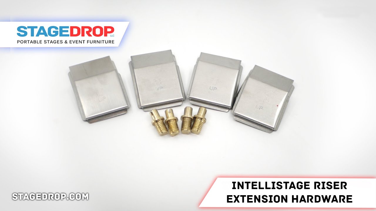 IntelliStage Lightweight Portable Stage - Riser Extension Hardware ...