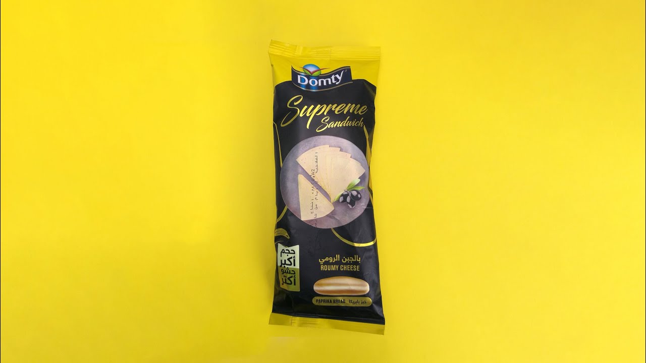 Domty Supreme Sandwich ROUMY CHEESE - YouTube