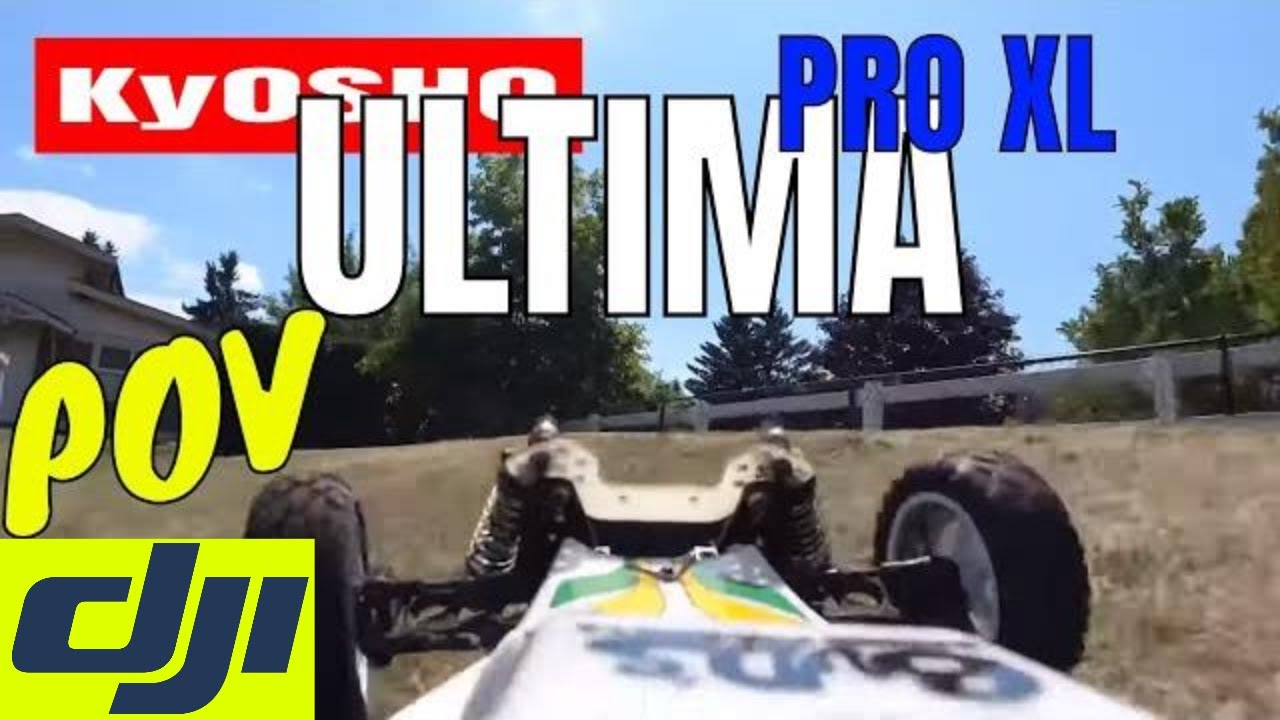 #DJI #Kyosho Ultima pro xl on car POV action - YouTube