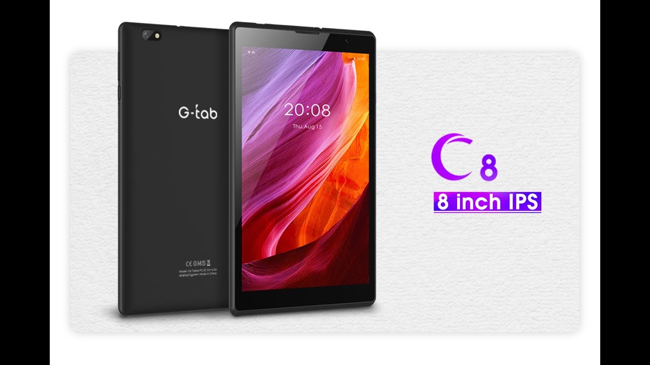 G-TAB C8 Tablet Unboxing - YouTube