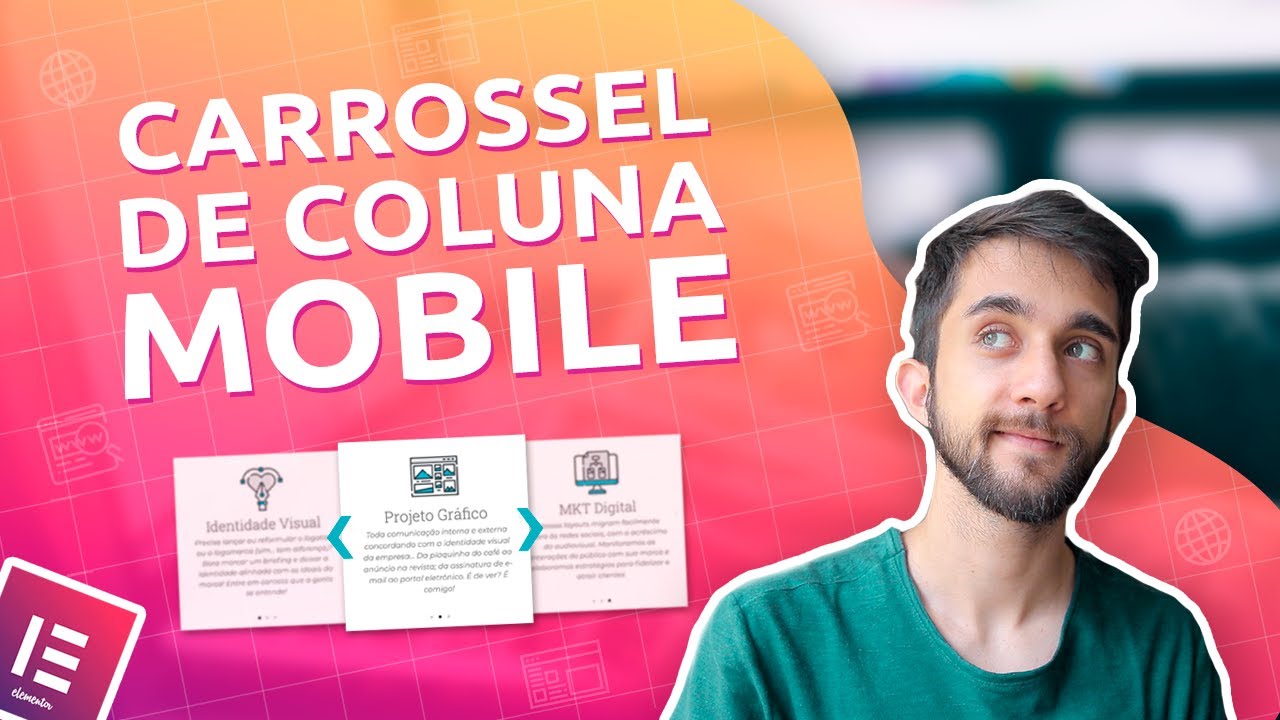 Como fazer um carrossel de Colunas para site Mobile - YouTube