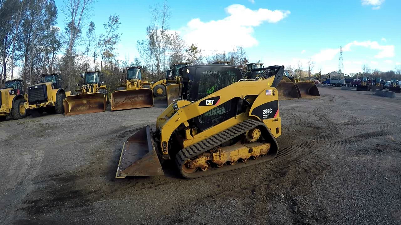 2009 CAT 289C MTL - YouTube