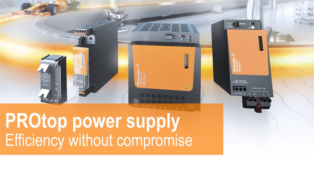 PROtop power supplies for more space thanks to space-saving design ...