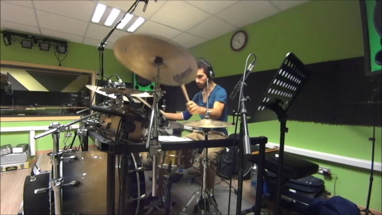 Recording drums for "ISOLA SONG" - YouTube