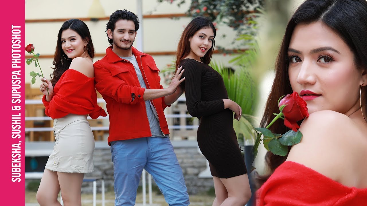 Valentine Special Photoshot | Subeksha Khadka, Sushil Sitaula & Supuspa ...