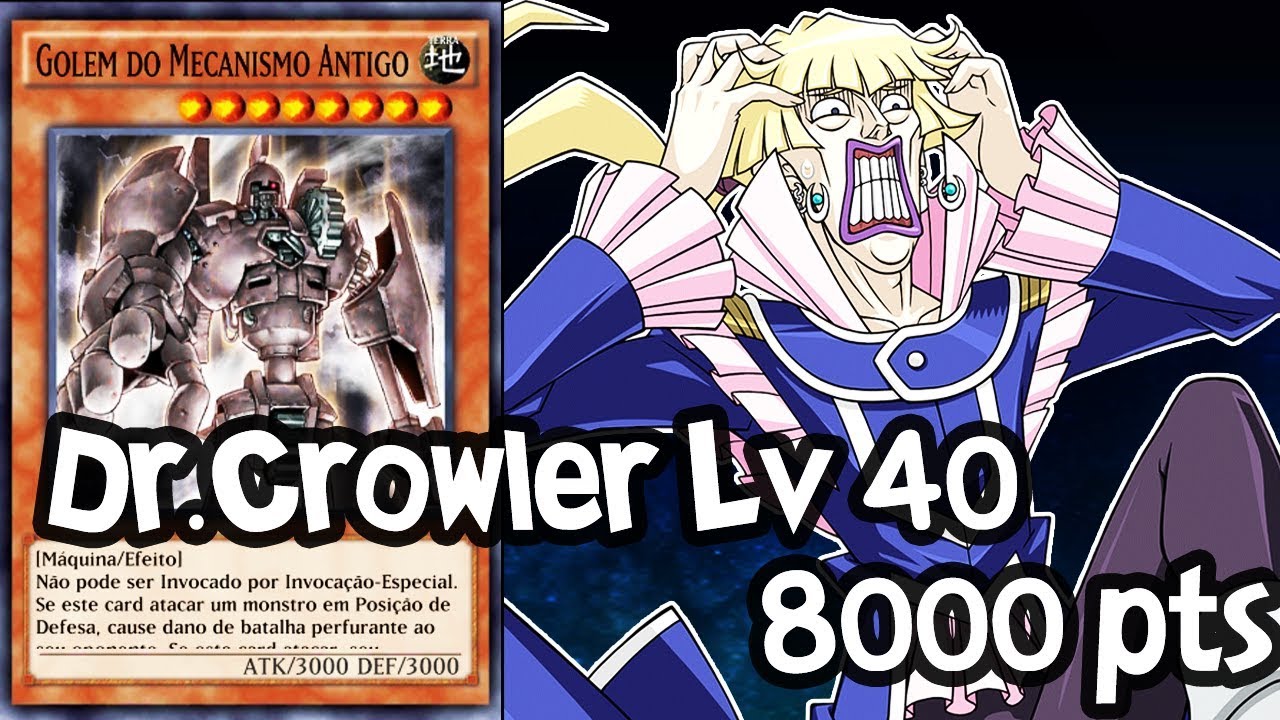 Como farmar Dr.Crowler Lv 40 - 8000 Pontos ! [Yu-Gi-Oh! Duel Links ...