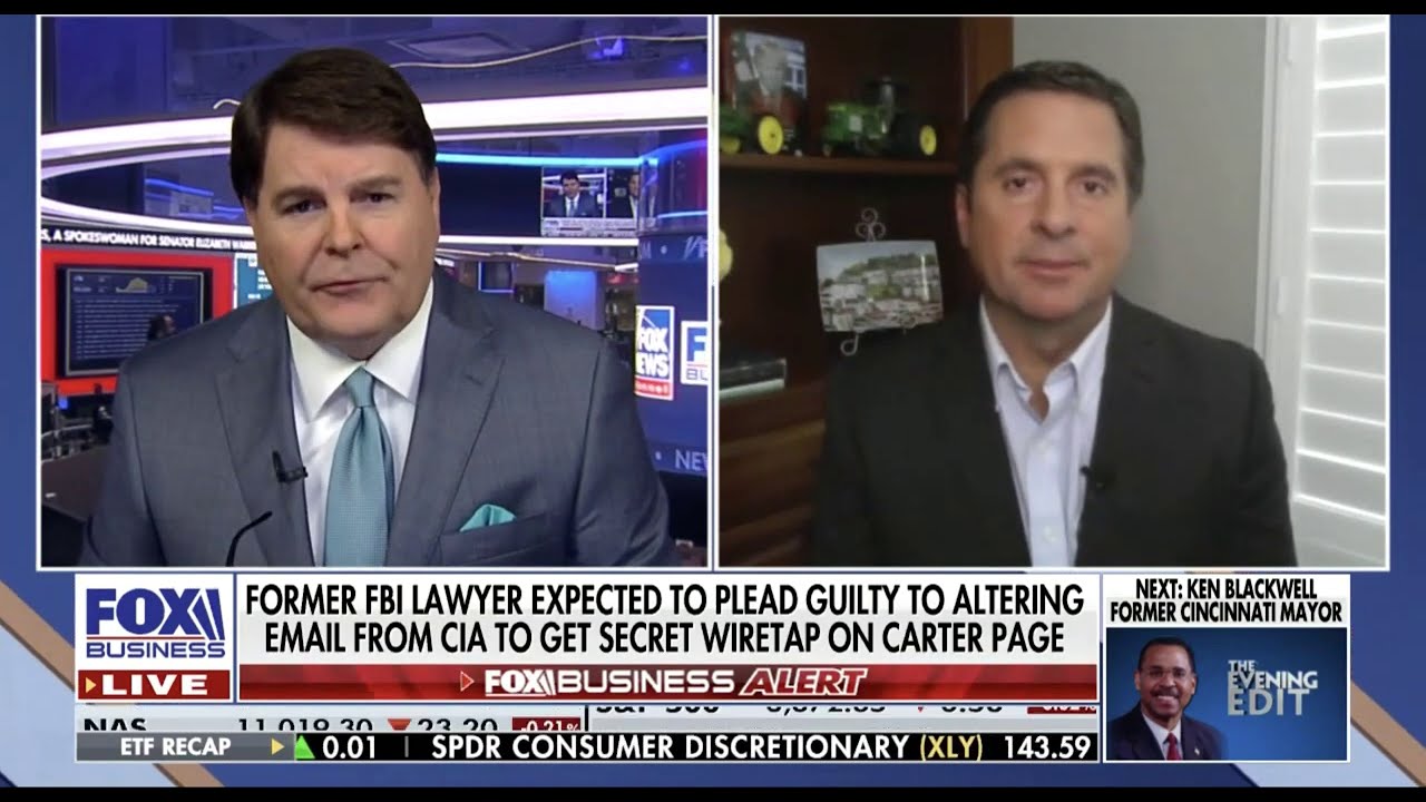 Rep. Nunes reacts to news that FBI lawyer Kevin Clinesmith will plead ...