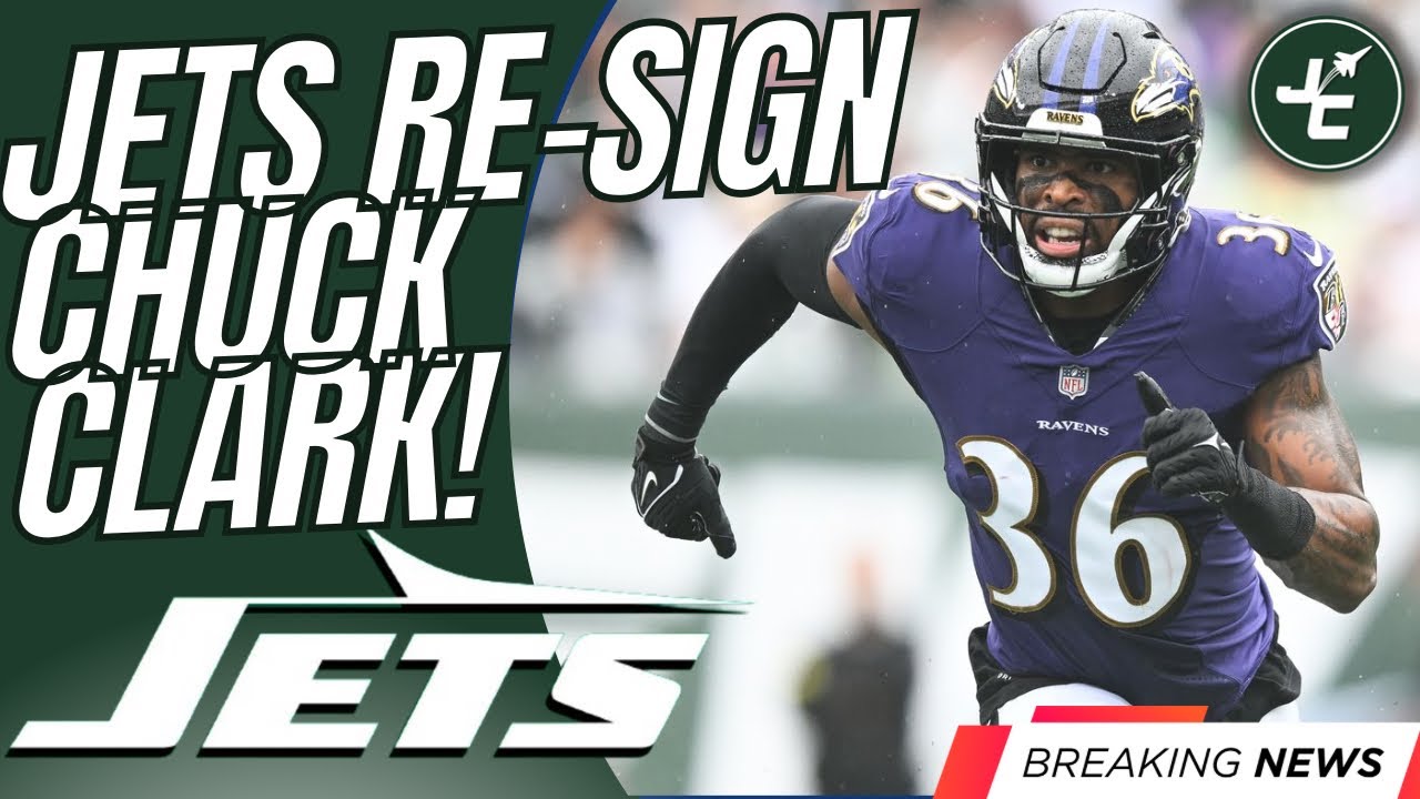 BREAKING: Jets RE-SIGN Chuck Clark! | 2024 NFL Free Agency - YouTube