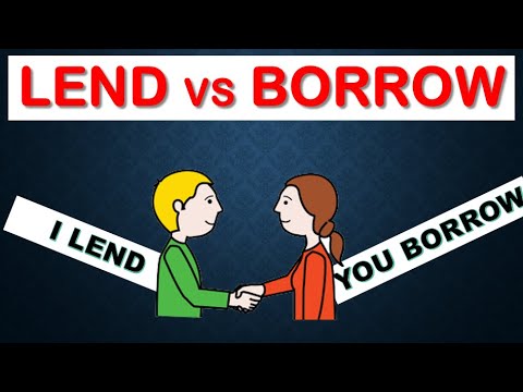 LEND VS BORROW - YouTube