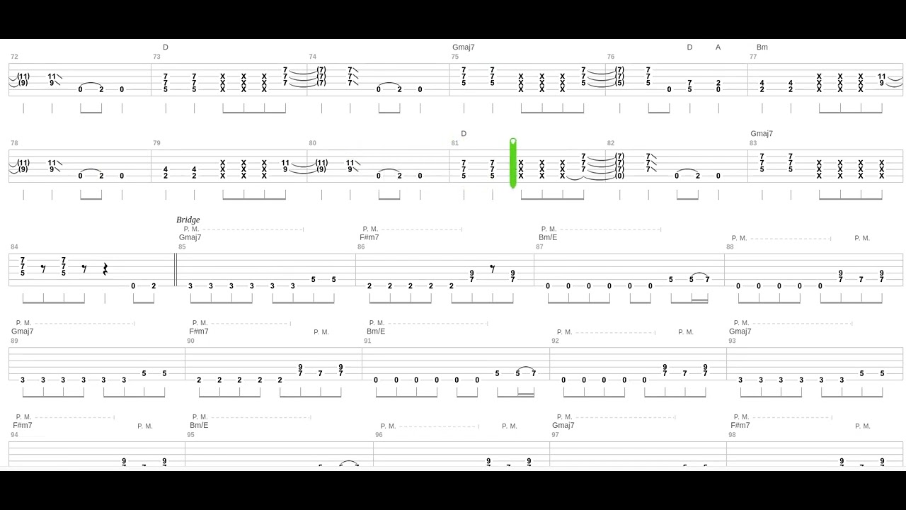 Rebel Yell Tab by Billy Idol + Guitar only + Guitar tab - YouTube